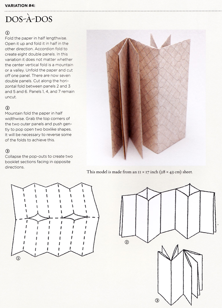 Single Sheet Dos a dos Book Green Chair Press Blog